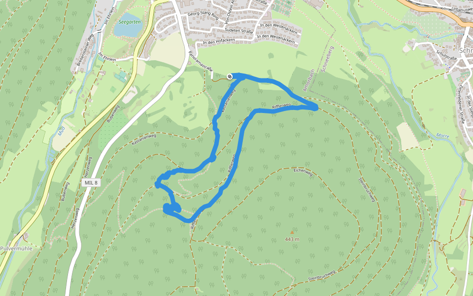 Eichenweg in Bayern | Walking Map