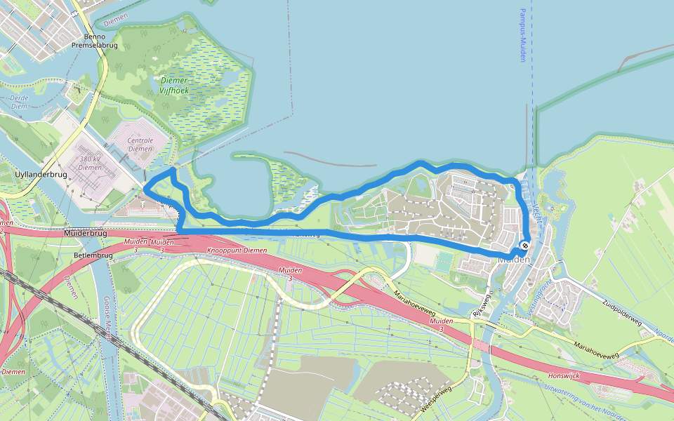 IJmeer Walking And Running Trail - Muiden, Noord-Holland | Pacer