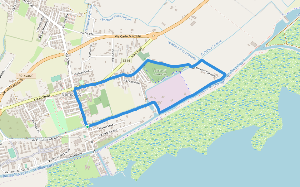 Bosco di Campalto Walking And Running Trail | Pacer