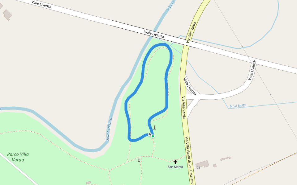 Villa Varda park | Walking Map