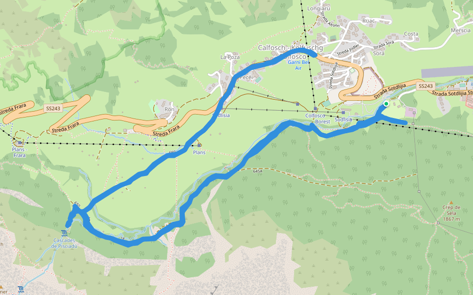 Tru dles Cascades | Walking Map
