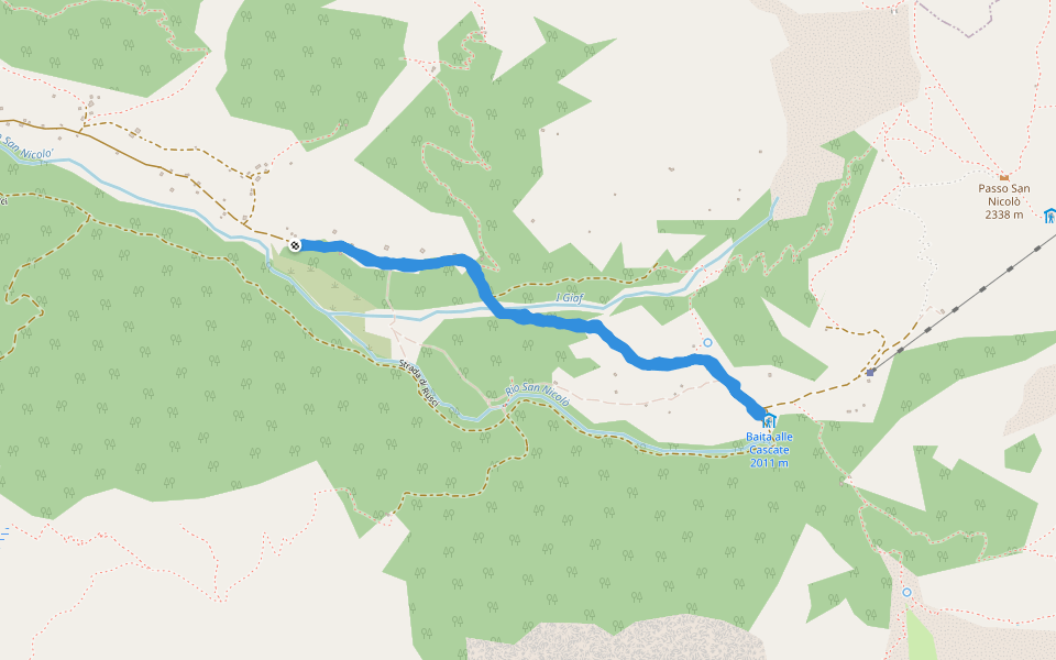 Balta alle Cascate - I Giaf Hiking Trail - Pozza di Fassa, Trento ...