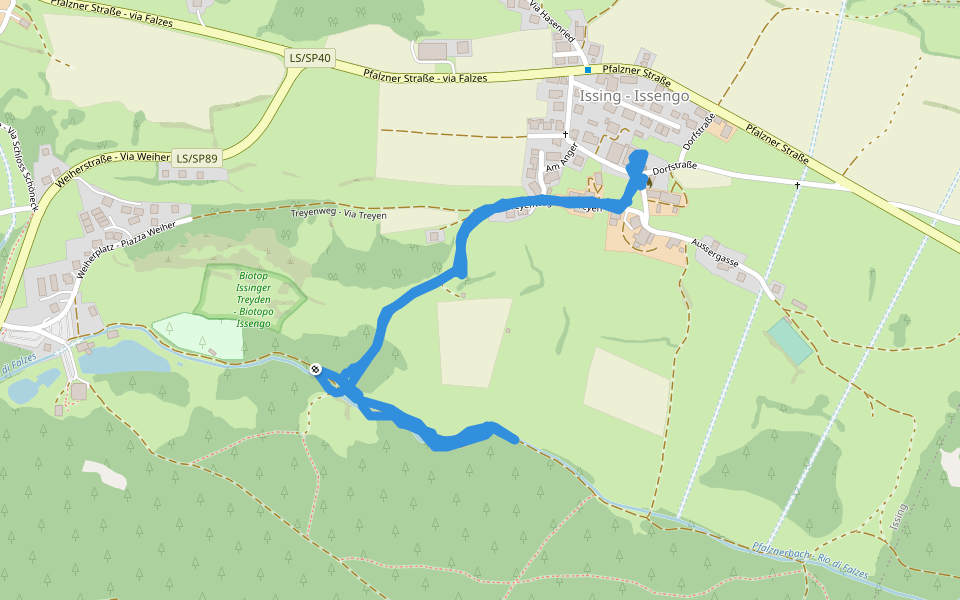 Treyenweg-Via Treyen | Walking Map