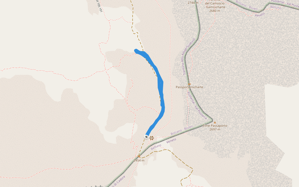 Passportenscharte | Walking Map