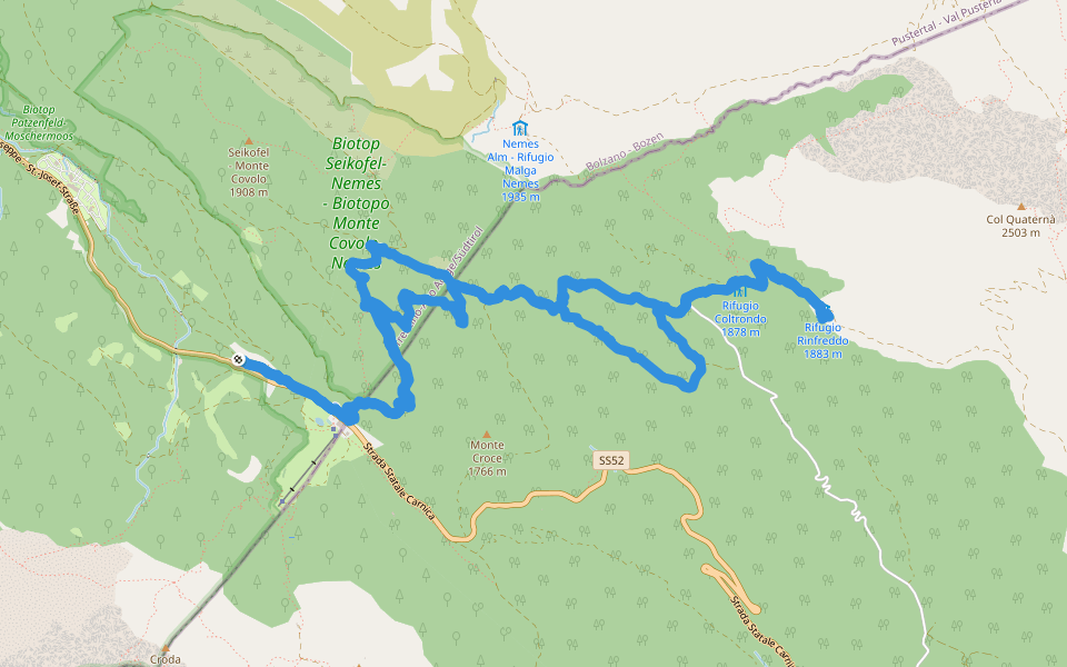 Monte Croce Hiking Trail - Veneto | Pacer