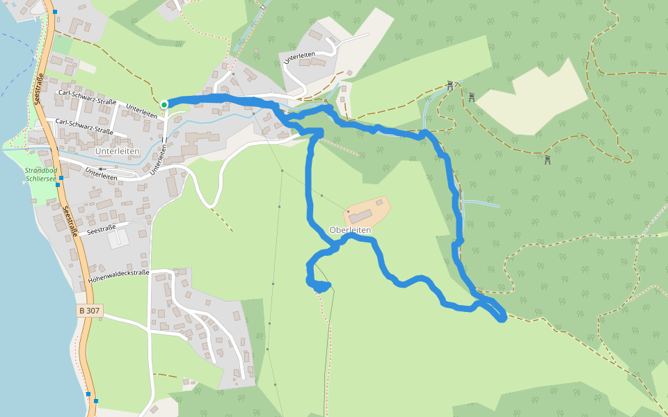 하이킹 코스 671-Schliersee / Fischbachau in Bayern | Walking Map