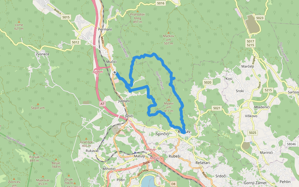 Majevi vrh - Kastav Local Board Hiking Trail - Primorje-Gorski Kotar ...