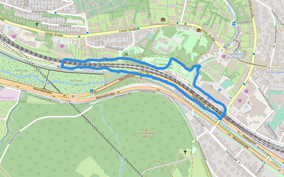 Ferdinand-Wolf-Park Sendero - Penzing, Viena, Austria | Pacer