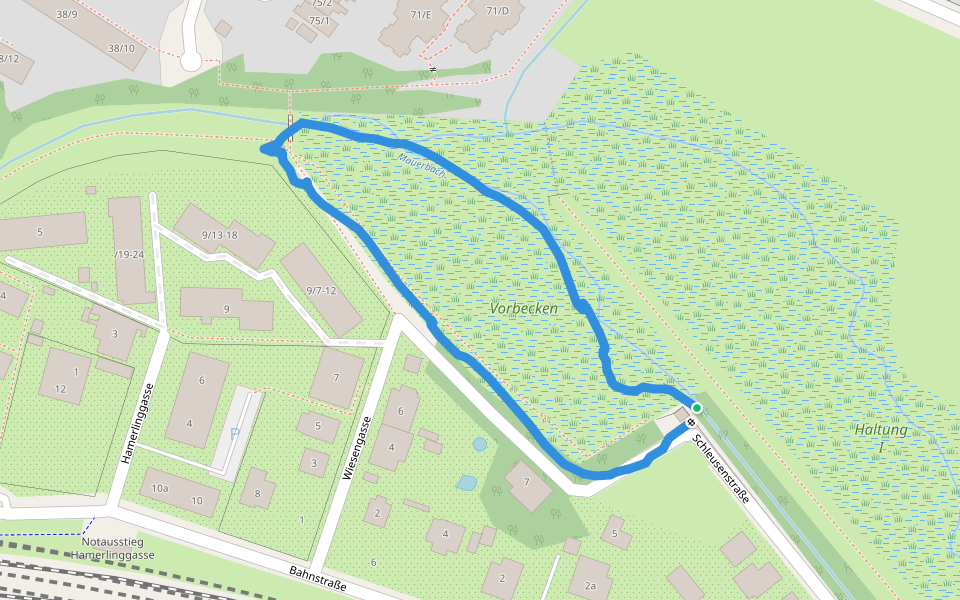 Vorbecken Walking And Running Trail - Penzing, Vienna, Austria | Pacer