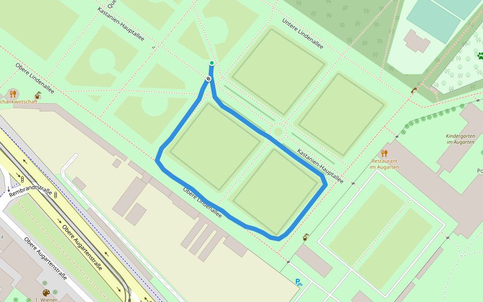 Augarten Walking And Running Trail - Leopoldstadt, Vienna, Austria | Pacer