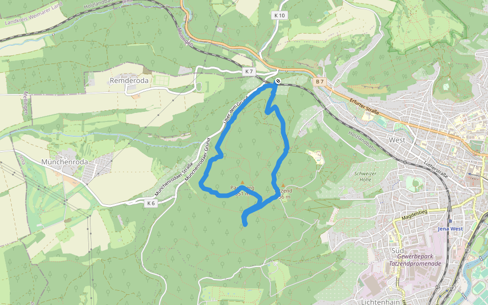 Woodpeckers - The builders of the forest Hiking Trail - Jena, Thuringia ...