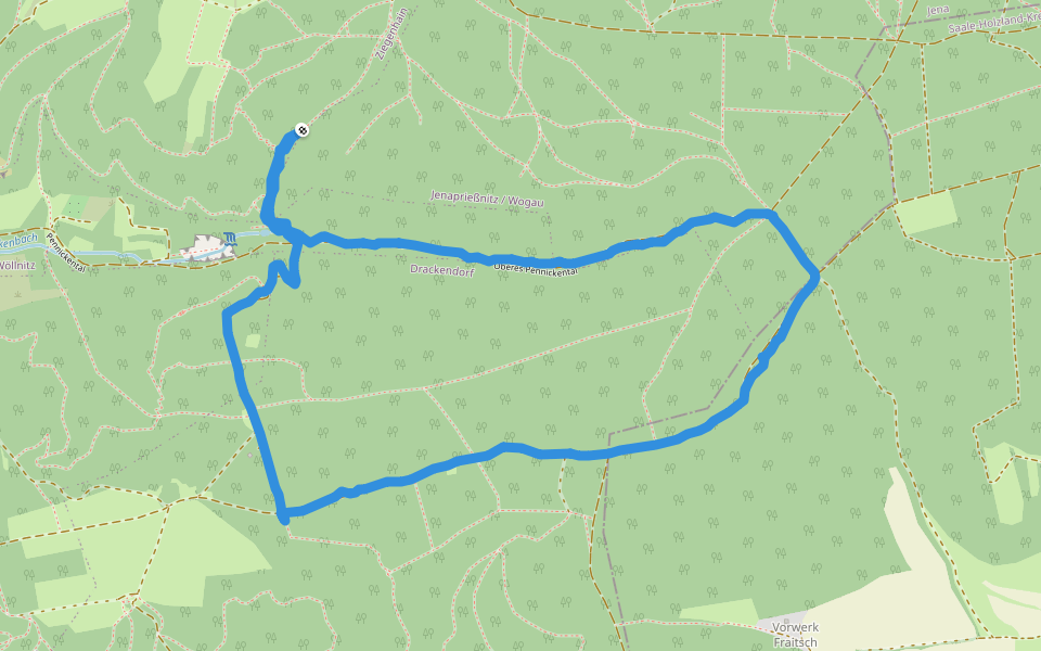 [THW] Thüringenweg [Middle-East - OSM Part 2] Hiking Trail - Jena ...