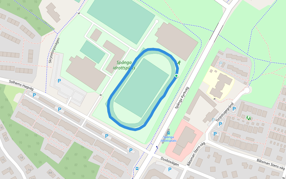 스 팡가 IP in Stockholms län | Walking Map