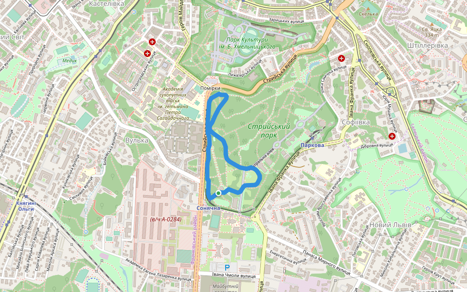 Parque Stryi Caminar y correr - Leópolis, Óblast de Leópolis, Ucrania ...