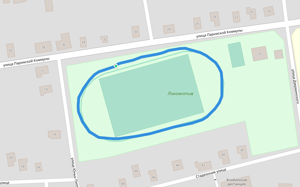 Locomotive in Gomel Region | Walking Map