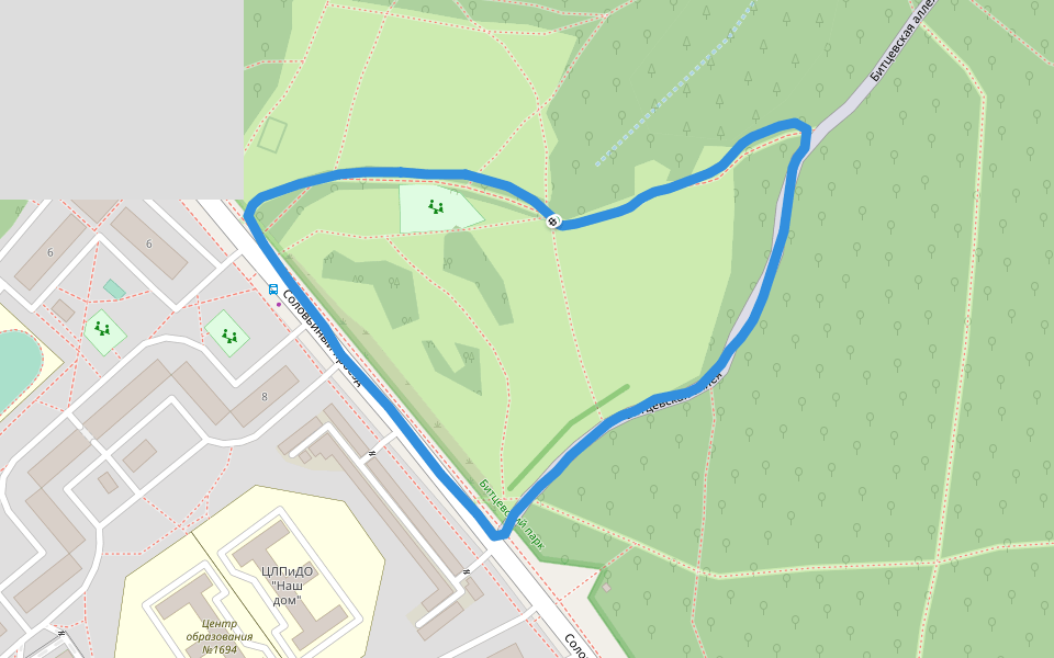 Bitsevsky forest Walking And Running Trail - Moscow, Russia | Pacer