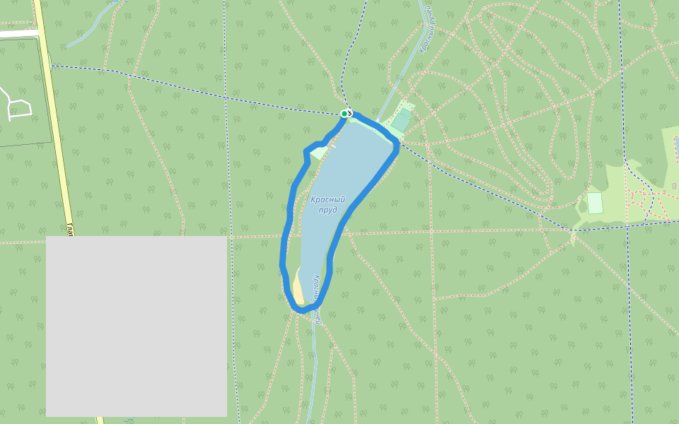 Red pond Walking And Running Trail - Moscow, Russia | Pacer