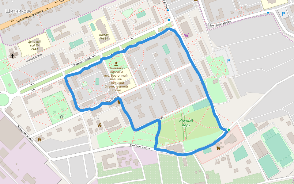 South Park Walking and Running - Moscow, Russia | Pacer