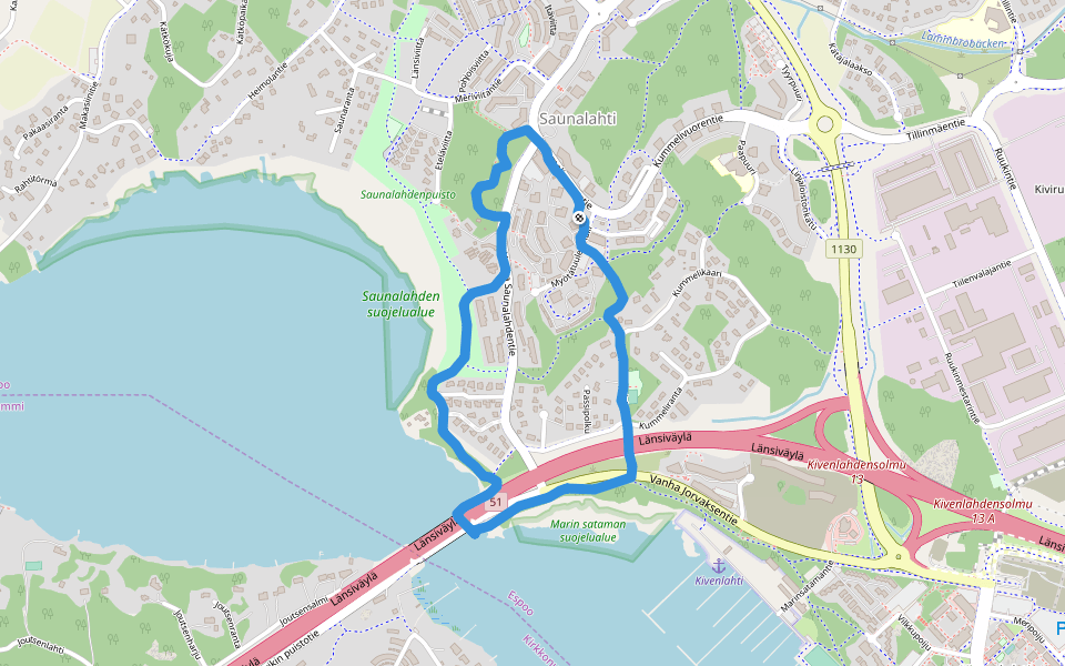 Saunalahti Park Walking and Running - Espoo, Uusimaa, Finland | Pacer