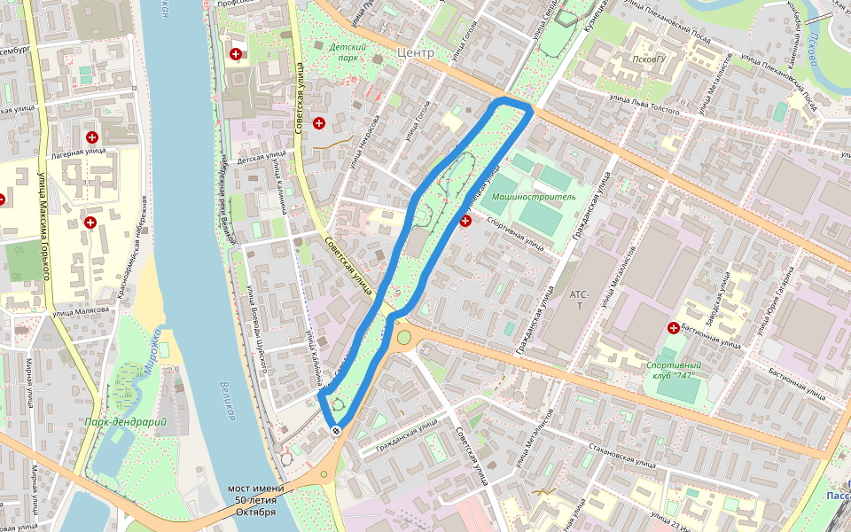 Botanical Garden in Pskovskaya oblast' | Walking Map