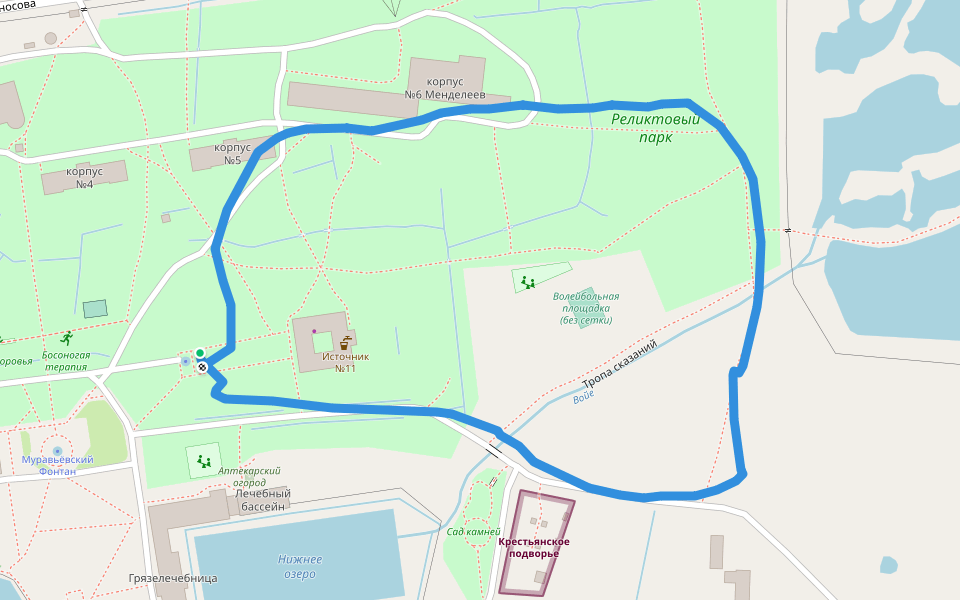 Rehabilitation park Walking and Running - Staraya Russa, Novgorod ...