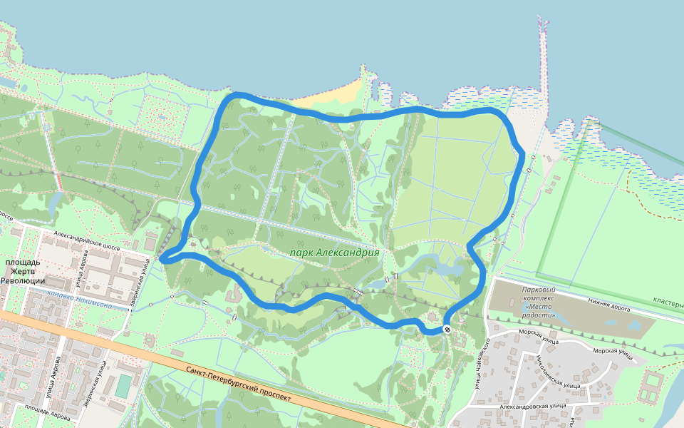 Alexandria Park Walking and Running - Saint Petersburg, Russia | Pacer