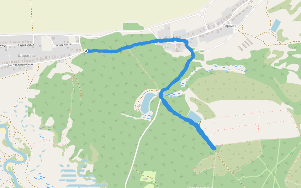 Hunting site "Savino" Hiking Trail - Zavolzhskoe, Tver Oblast, Russia | Pacer