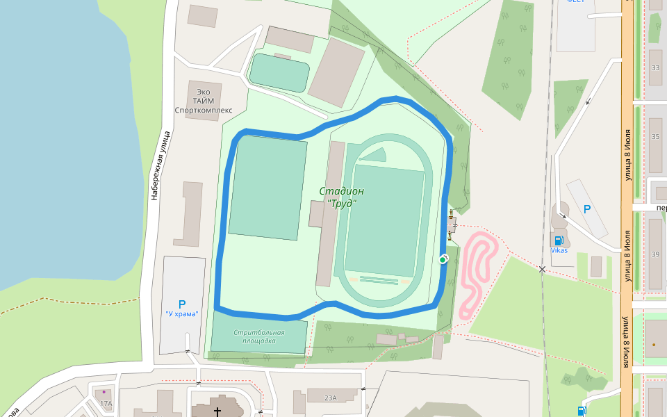 Trud Stadium Walking And Running Trail - Miass, Chelyabinsk Oblast ...