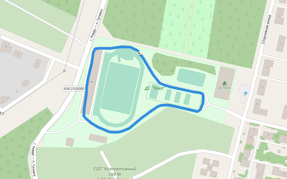 DS "Temp" Walking And Running Trail - Revda, Sverdlovsk Oblast, Russia ...