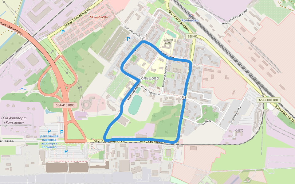 Birch Grove Park in Sverdlovskaya oblast' | Walking Map