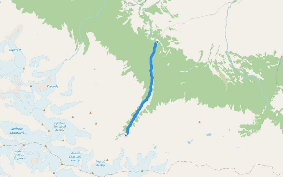 Transshipment - Alp Aktru Camp Hiking Trail - Kurayskoe, Altai, Russia ...