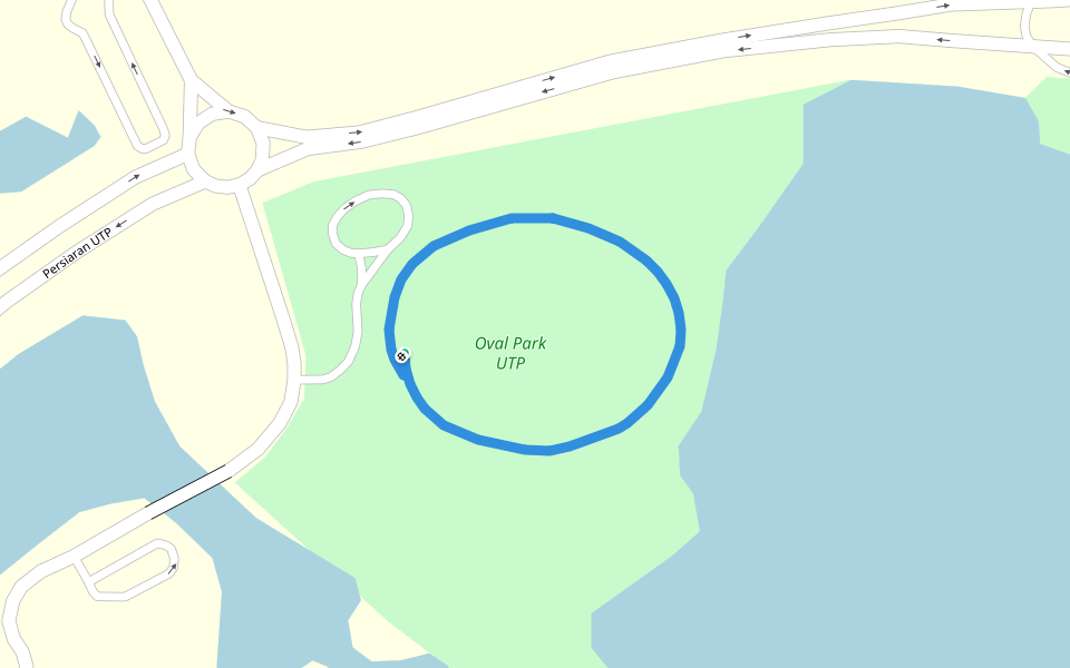 Oval Park UTP in Perak | Walking Map