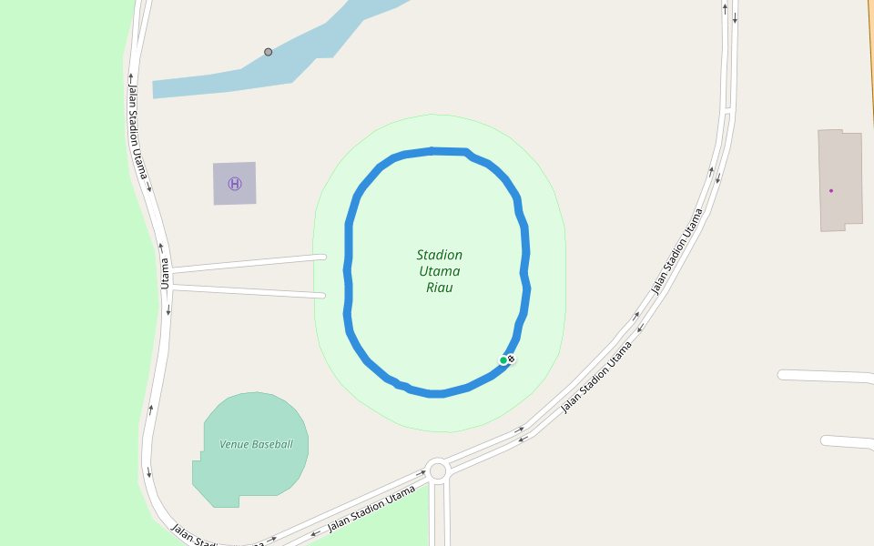 Riau Main Stadium | Walking Map