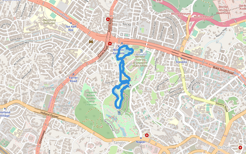 Singapore Botanic Gardens Walking And Running Trail - Central Region ...