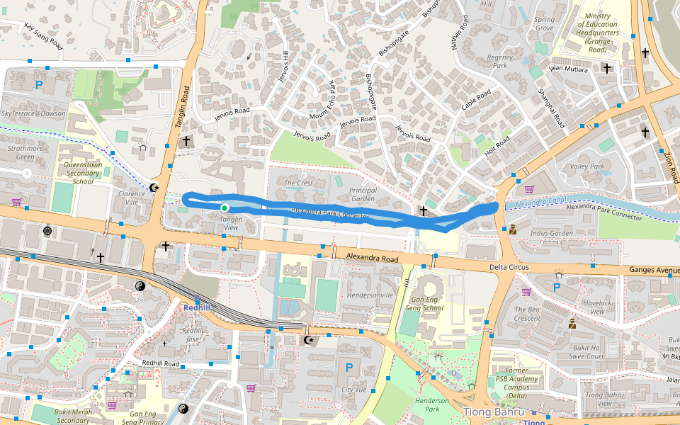 Alexandra Canal Walking Map