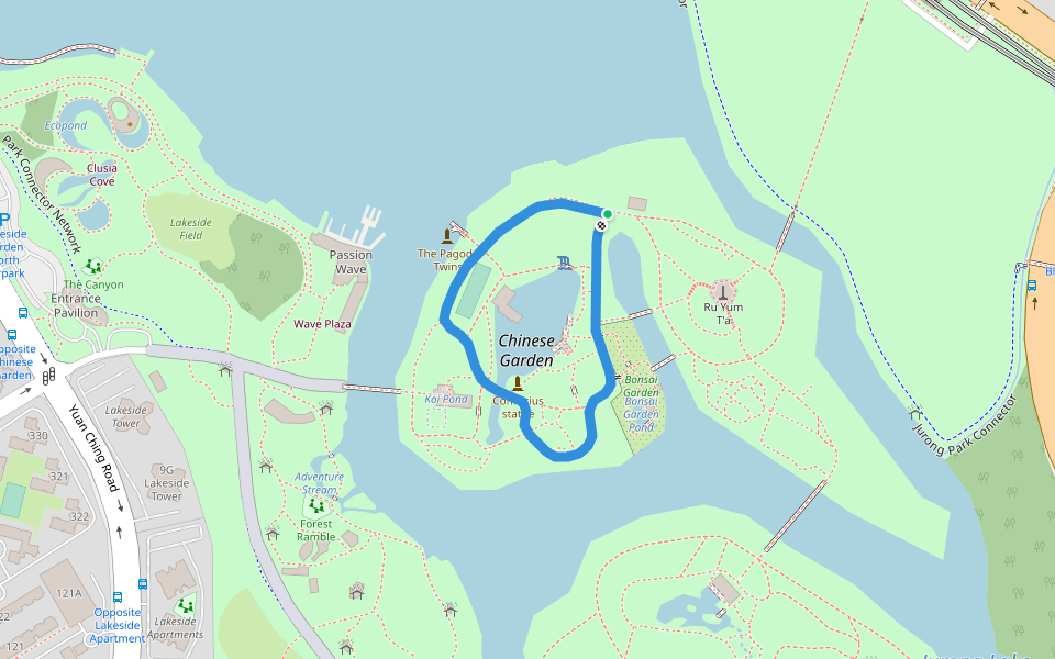 Chinese Garden | Walking Map