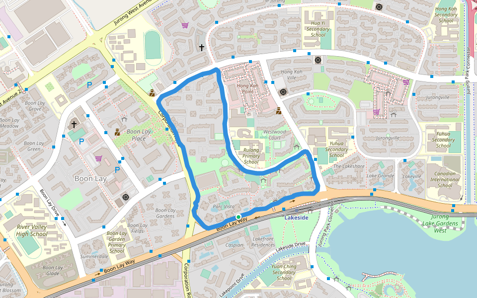 Boon Lay Place Terrace Garden | Walking Map