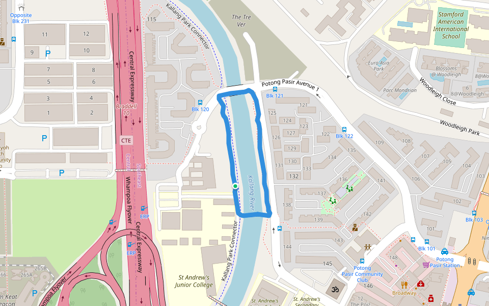 Kallang River Walking And Running Trail - Singapore, South East ...