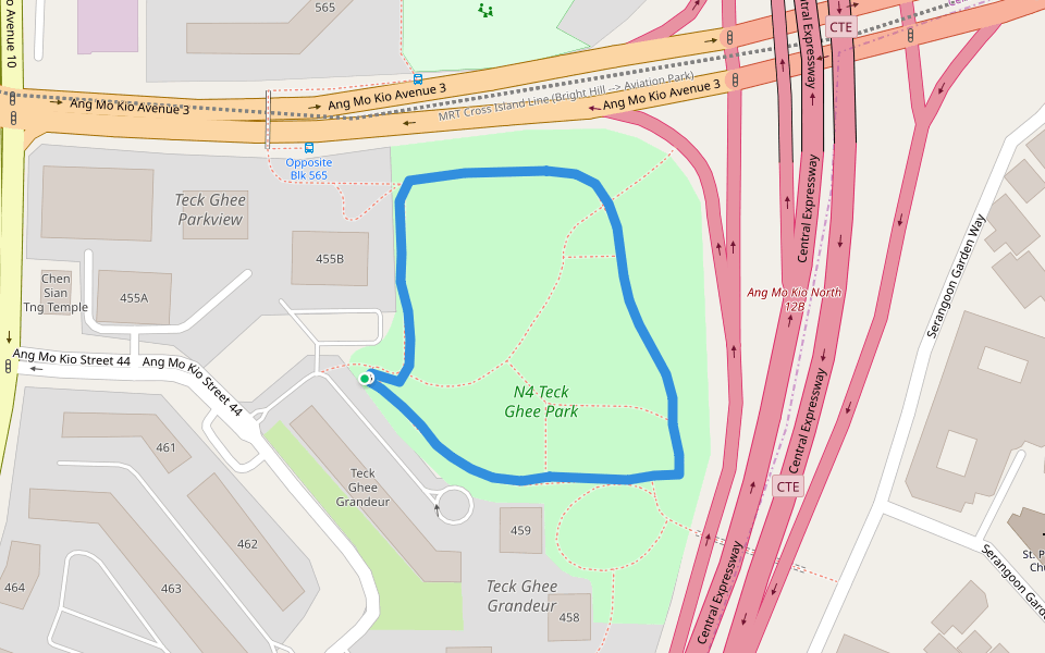 N4 Teck Ghee Park Camminare E Correre - Singapore, Central Region | Pacer