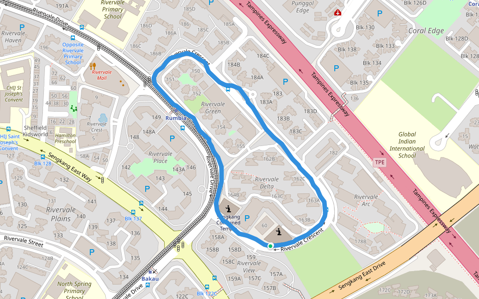 Rivervale Green Park | Walking Map