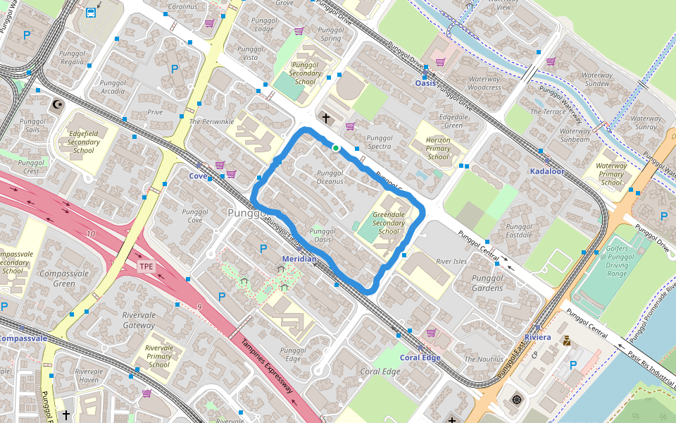 Punggol ocean Walking And Running Trail - Singapore, North-East Region ...