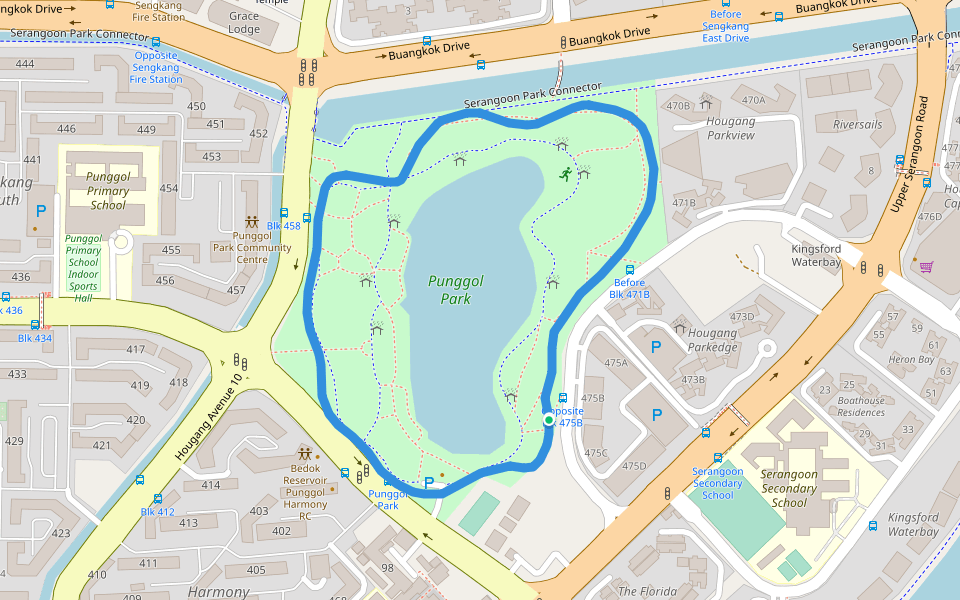 Punggol Park Walking and Running - Singapore, North-East Region | Pacer