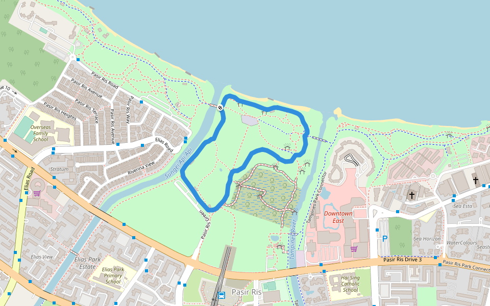 Sand Ris Park Walking and Running - Singapore, North-East Region | Pacer