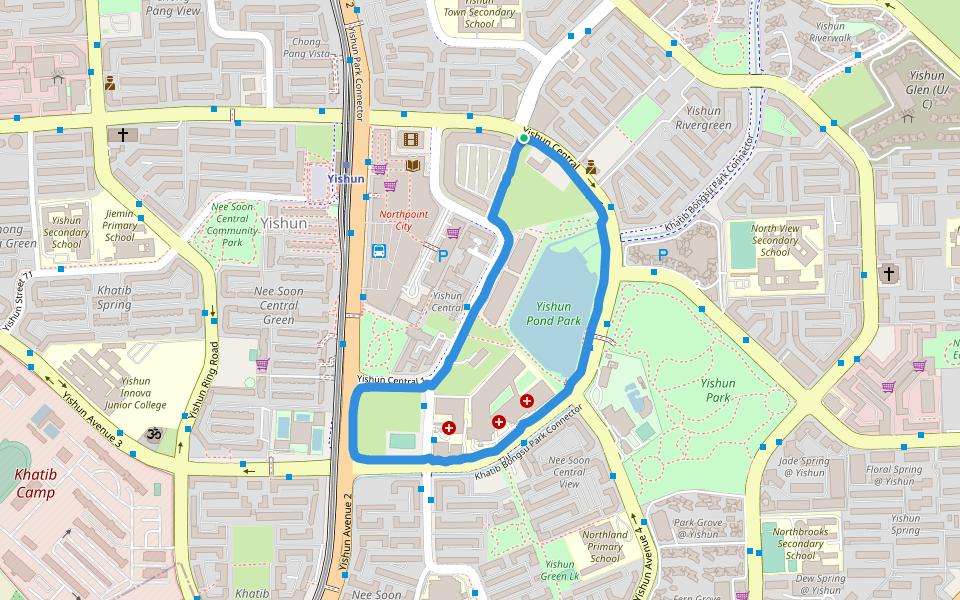 Yishun pond park Walking and Running - Singapore, North | Pacer