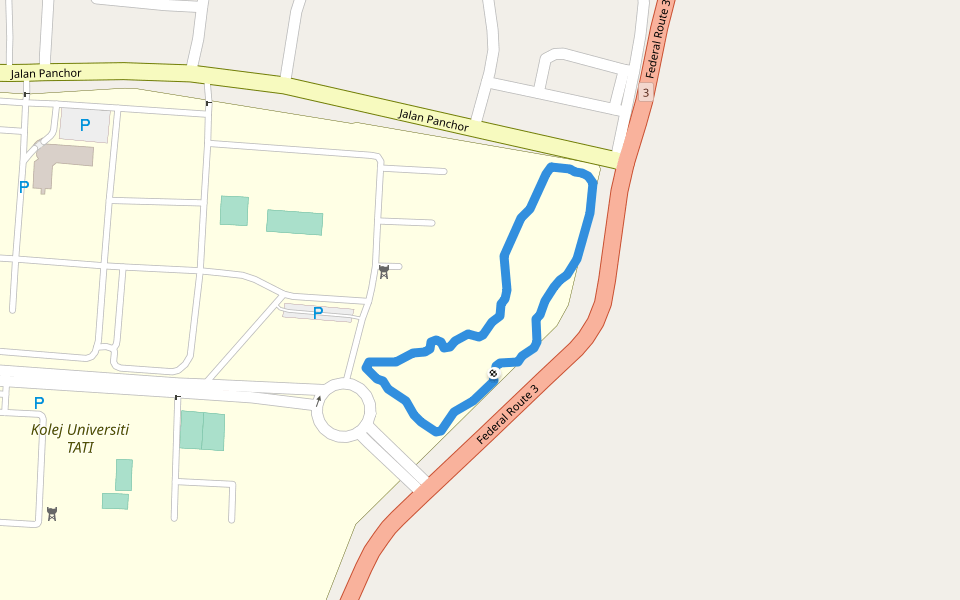 TATI University College Walking And Running Trail - Chukai, Terengganu ...
