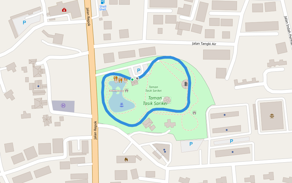 Sarikei Lake Park Walking and Running - Sarawak, Malaysia | Pacer