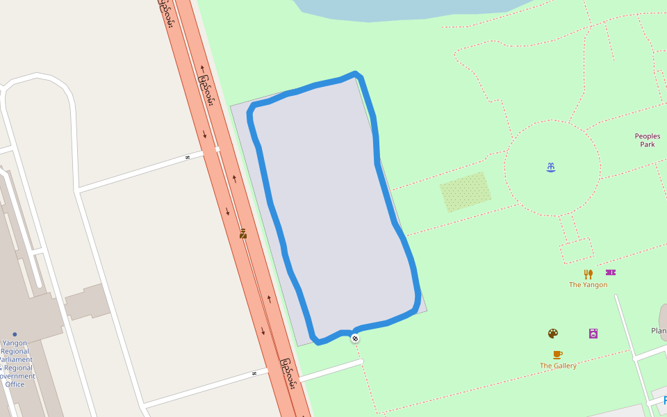 People's Park Walking and Running - Yangon, Yangon Region, Myanmar | Pacer