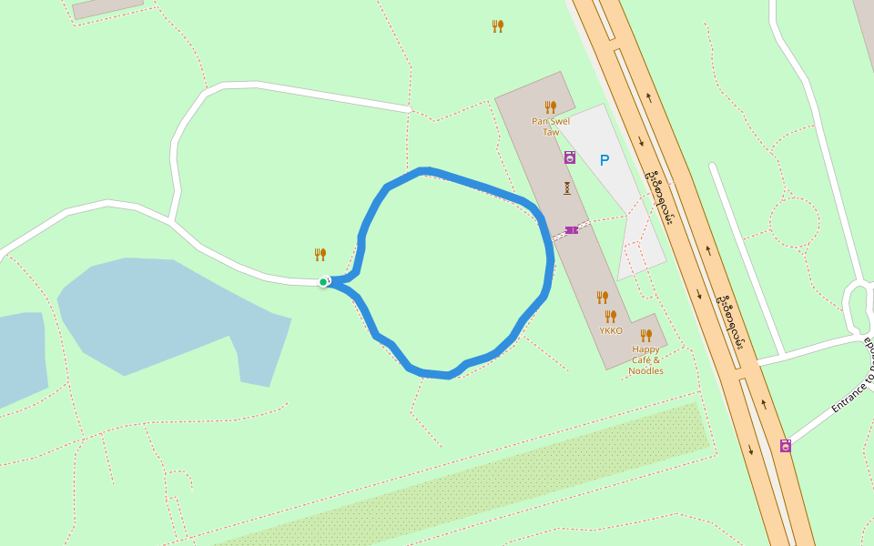 People's Park in Yangon Region | Walking Map