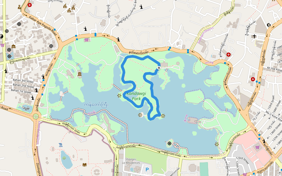 Kandawgi park Walking and Running - Yangon, Yangon Region, Myanmar | Pacer