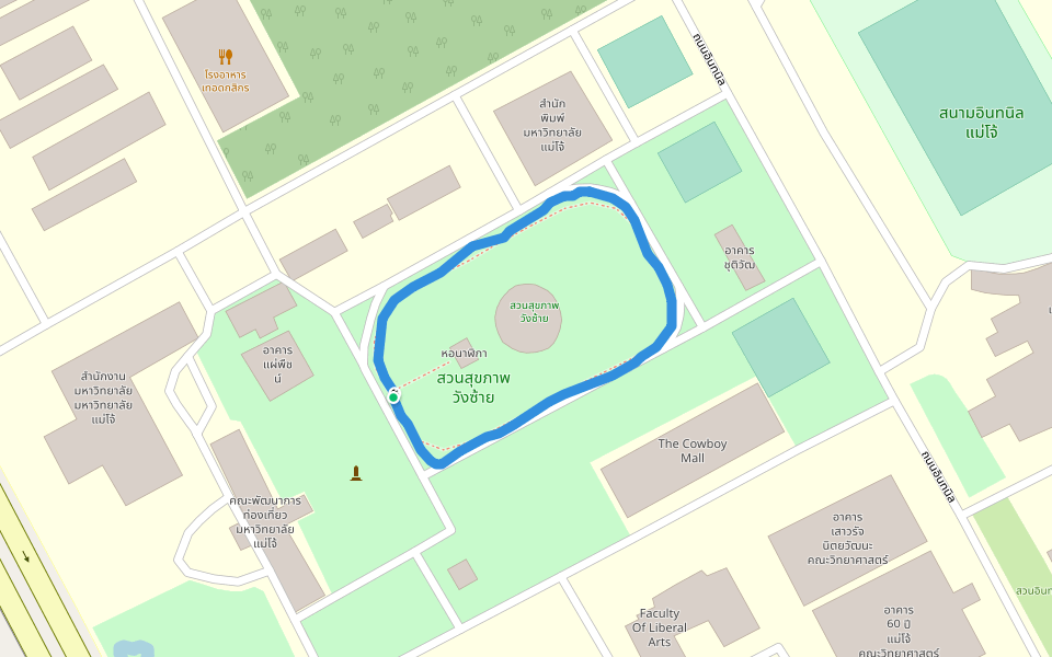 Maejo University in Chiang Mai | Walking Map